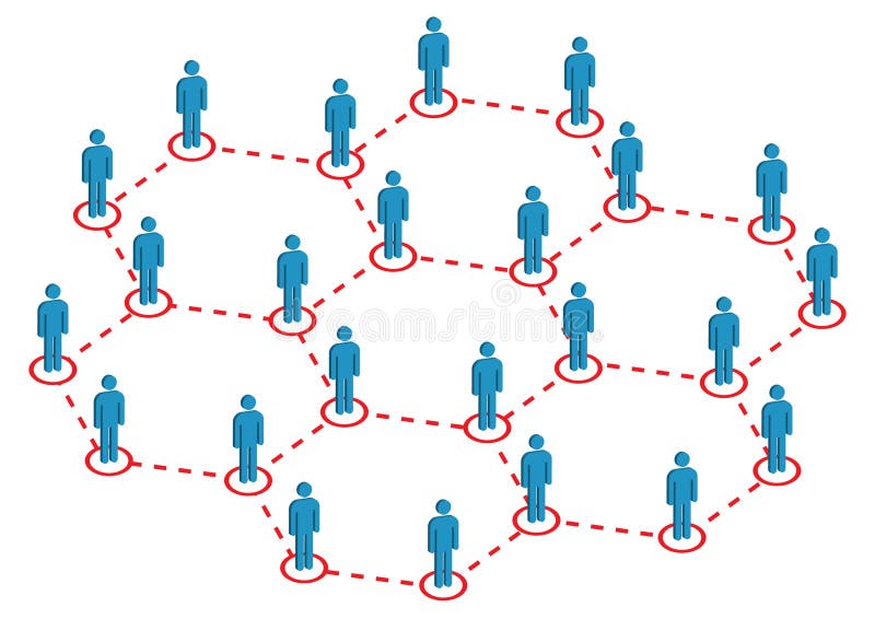 Global Human Distribution Illustration Stock Vector - Illustration of ...