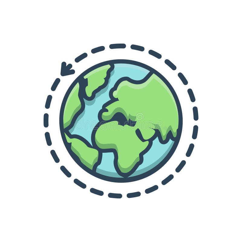 Color Illustration Icon for Global, International and Communication ...