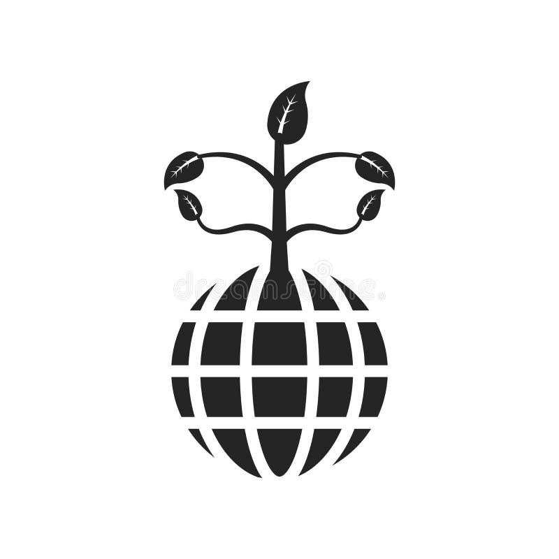 Global Icon Vector Sign and Symbol Isolated on White Background Stock ...