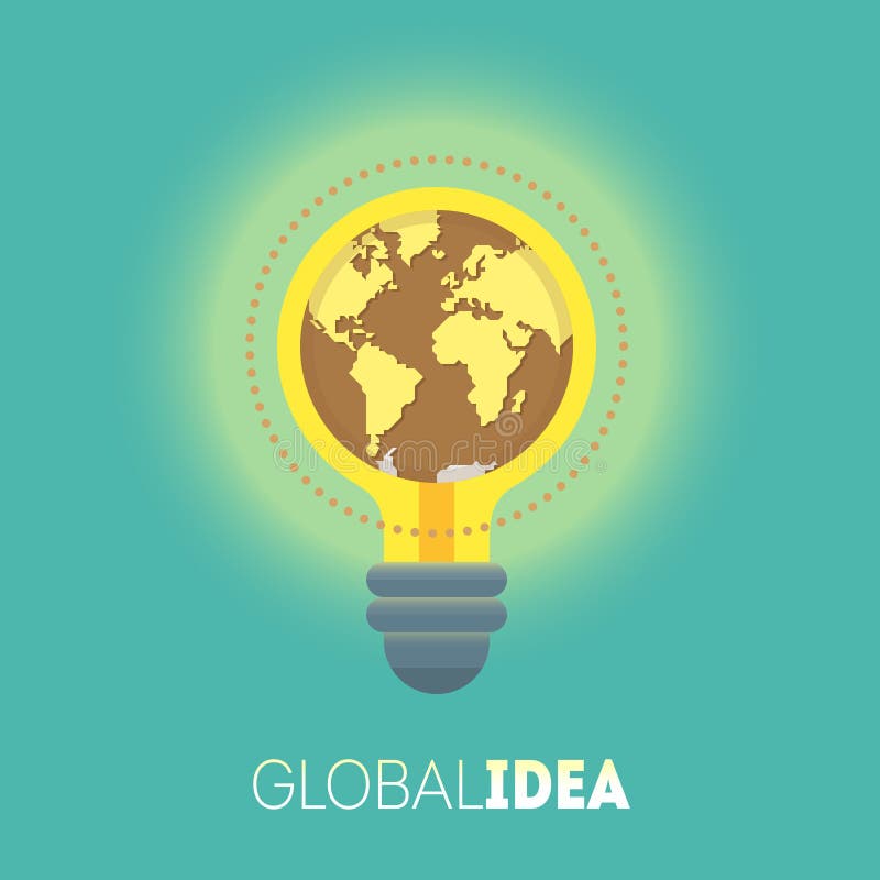 Global idea stock vector. Illustration of idea, innovation - 72248754