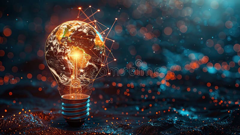 The Global Idea stock illustration. Illustration of power - 330172942