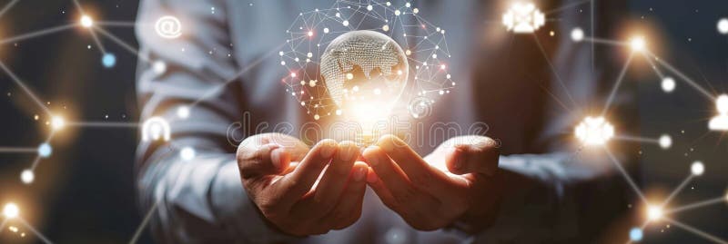 Global Idea and Innovation Concept Stock Illustration - Illustration of ...