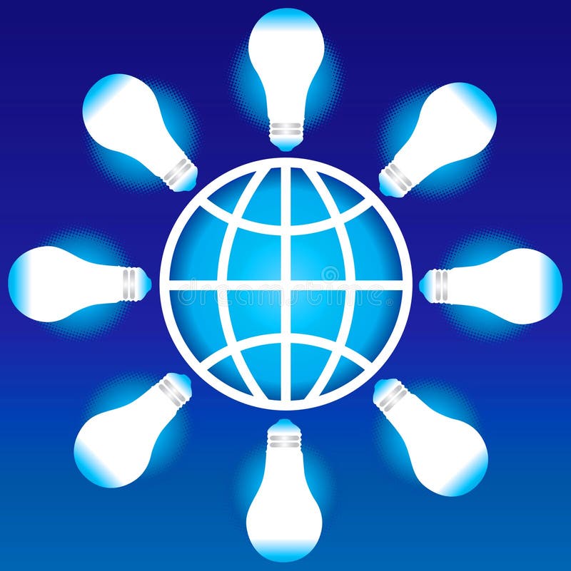 Global Ideas stock vector. Illustration of circle, vector - 4979481