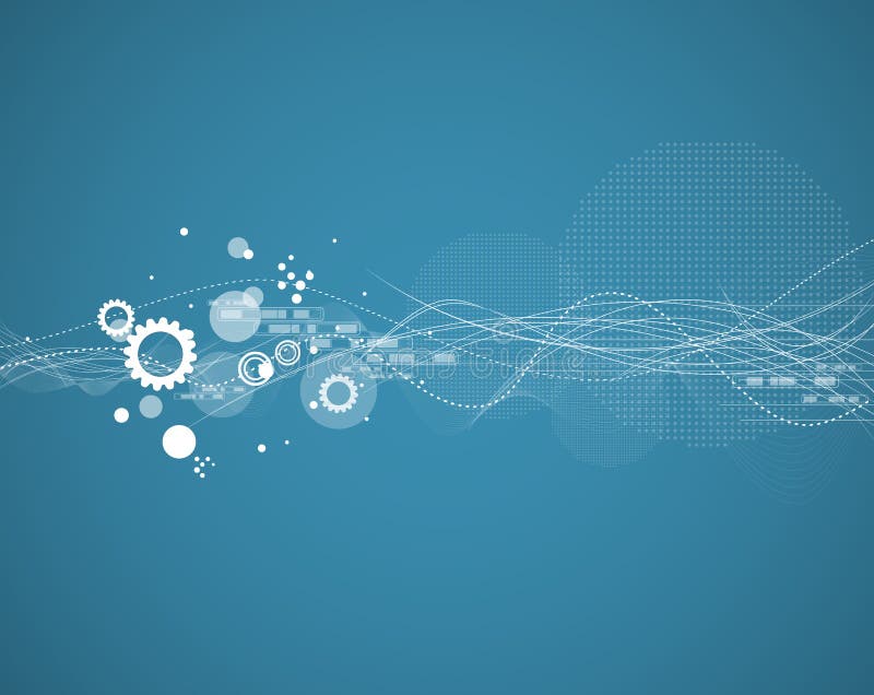 Abstract Color Technology Background Computer/technology Theme Stock ...