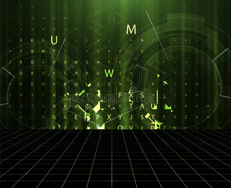 Global Infinity Computer Technology Concept Business Background Stock ...