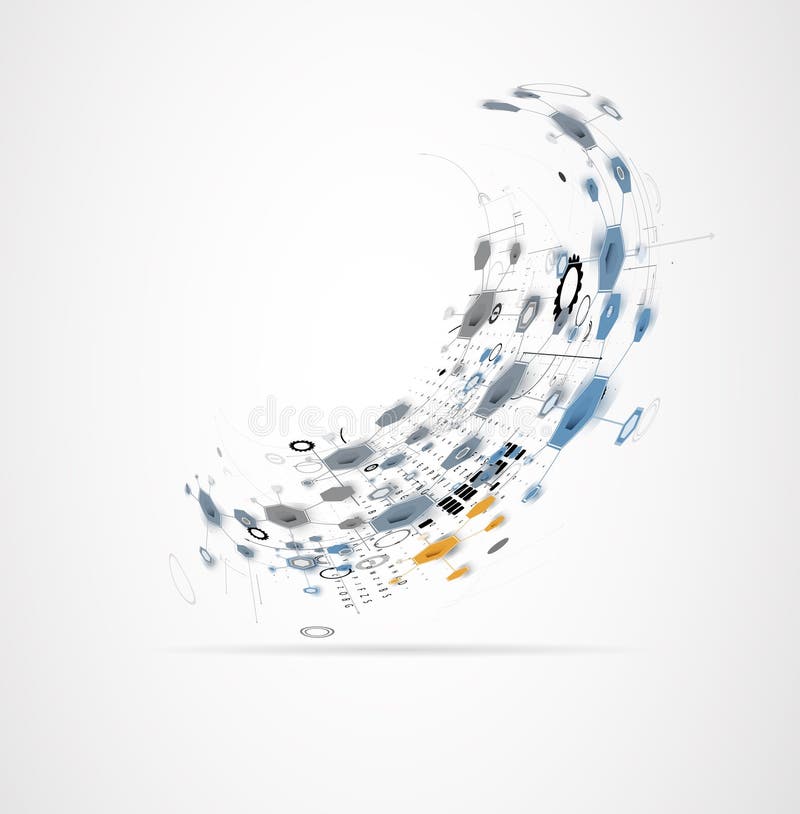 Global Infinity Computer Technology Concept Business Background Stock ...