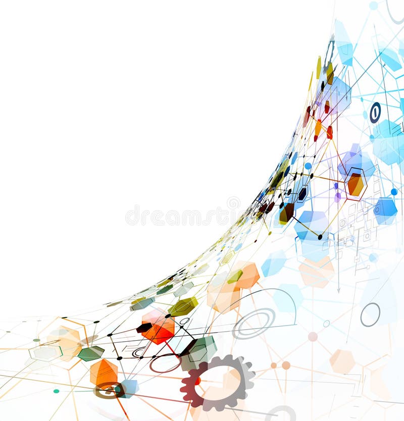 Global Infinity Computer Technology Concept Business Background Stock ...