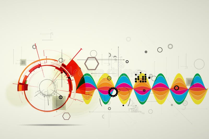 Global Infinity Computer Technology Concept Business Background Stock ...