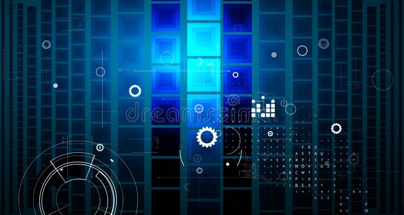 Global Infinity Computer Technology Concept Business Background Stock ...