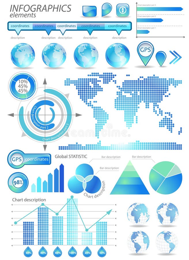 Global Infographic Vector Illustration Stock Vector - Illustration of ...