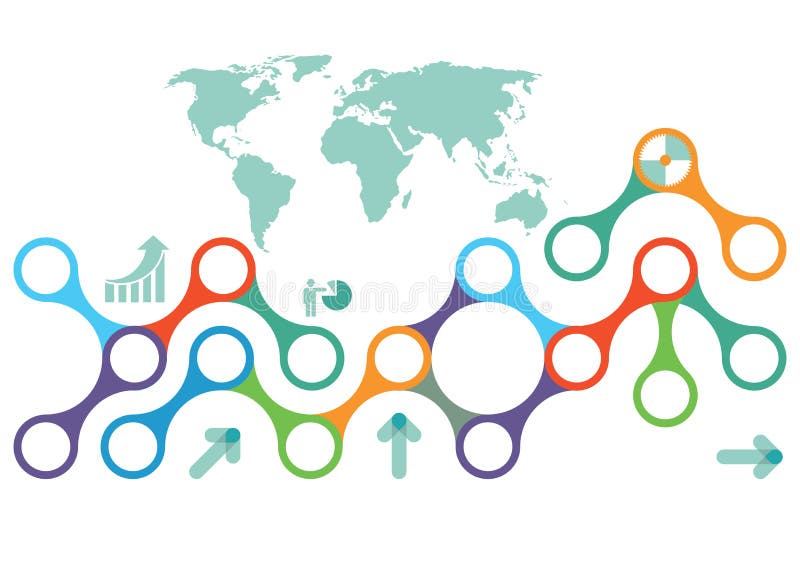 Global information graphic stock vector. Illustration of graphical ...