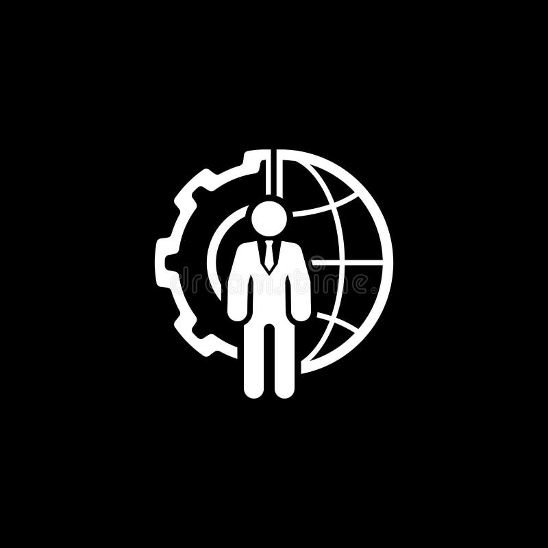 Global Integration Icon. Flat Design Stock Vector - Illustration of ...