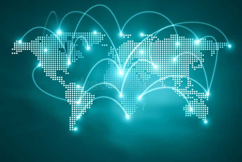 Global interaction stock illustration. Illustration of internet - 51818465