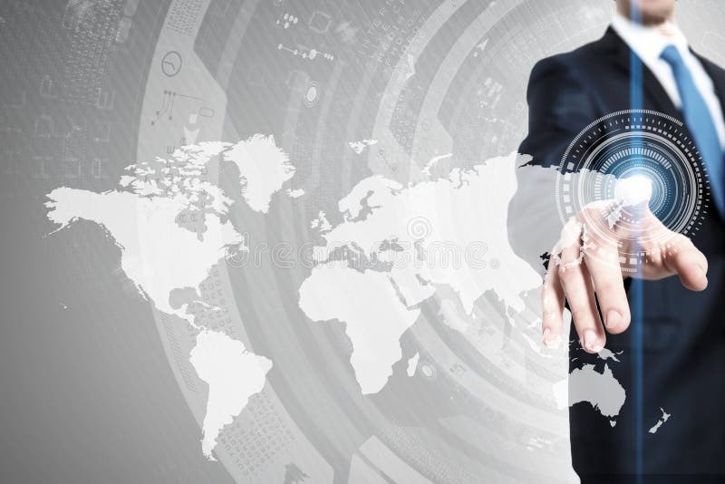 Global interaction stock photo. Image of internet, interface - 48083706