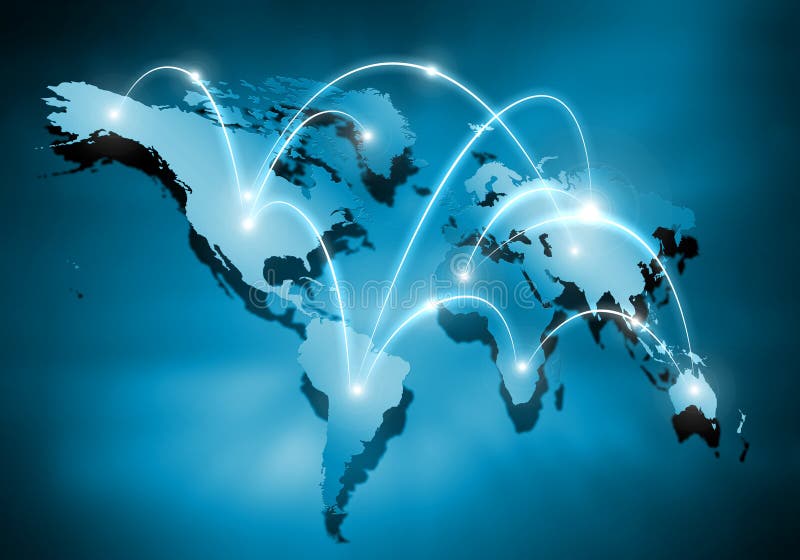 Global interaction stock illustration. Illustration of concept - 38547244