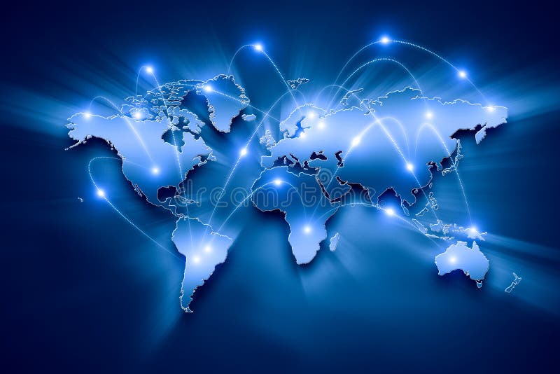 Global interaction stock illustration. Illustration of concept - 38547244
