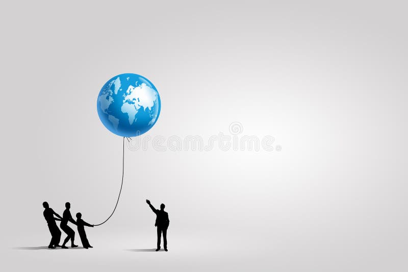 Global interaction stock illustration. Illustration of flight - 43988113