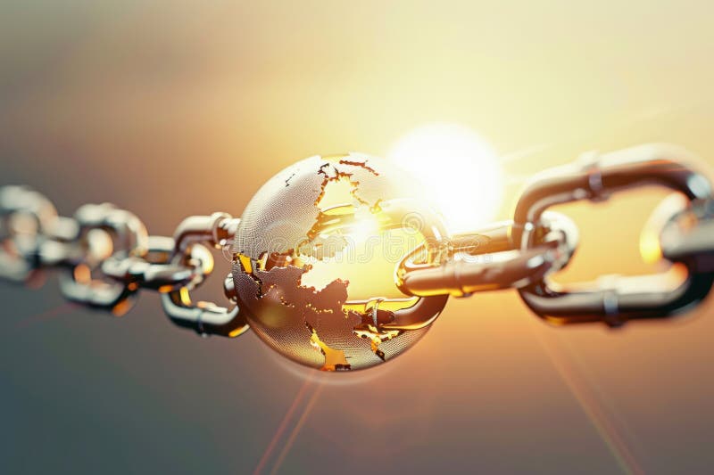 Global, Interconnected, Warming, Climate Change, World, Chain ...