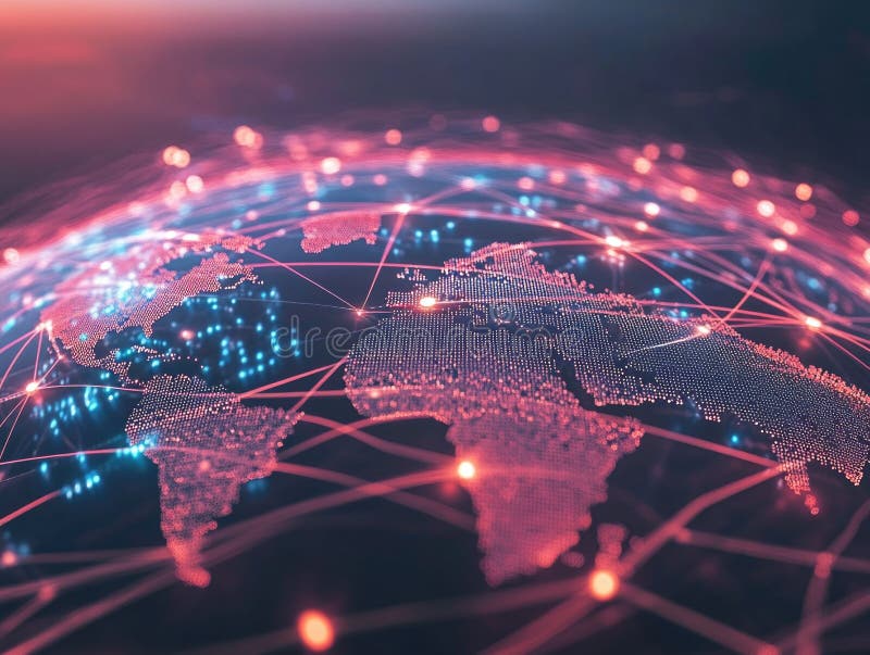 Global Interconnectedness stock photo. Image of communication - 363112868