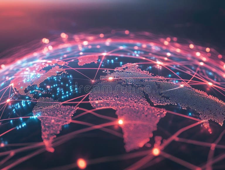 Global Interconnectedness stock photo. Image of communication - 363112868