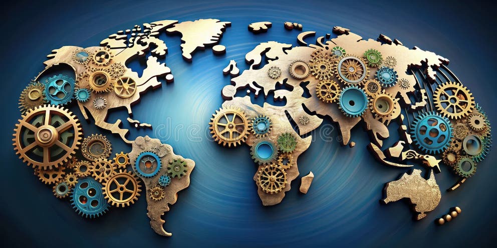 Global Interconnectivity a Complex System of Interlocking Components Working in Harmony for ...