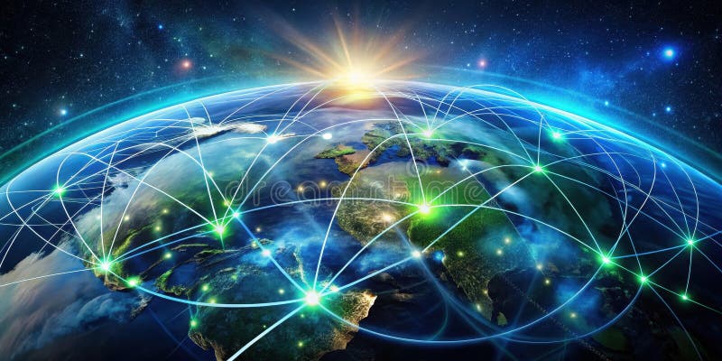 Global Interconnectivity a Network of Connections Spanning the Planet ...