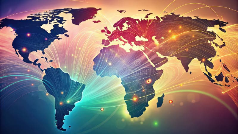 Global Interconnectivity a Vibrant Network of Communication and Data ...