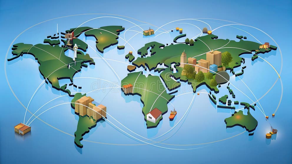 Global Interconnectivity a Visual Representation of Worldwide Resource ...