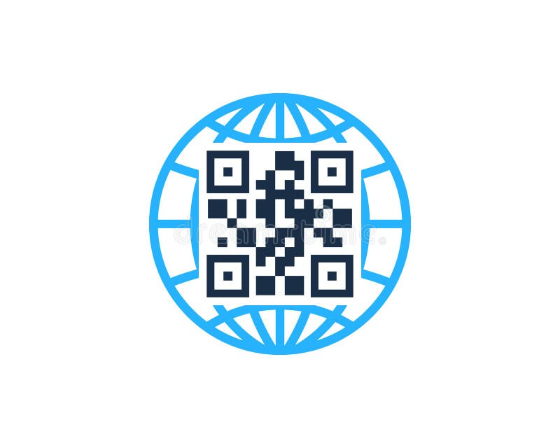 Global International Barcode Icon Logo Design Element Stock Vector ...