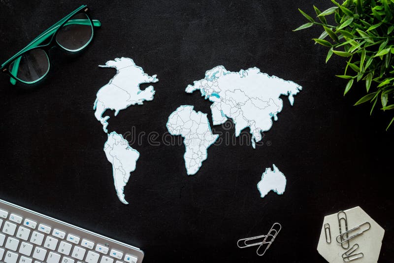 Global International Business Commerce Online World Concept Stock Image ...