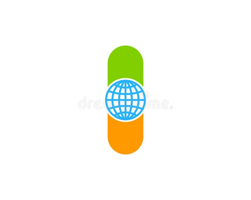 Global International Medicine Icon Logo Design Element Stock Vector ...