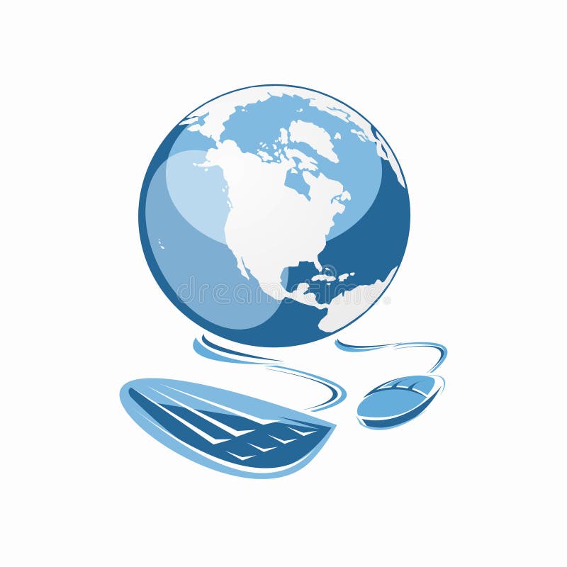 Global internet stock vector. Illustration of internet - 4195246