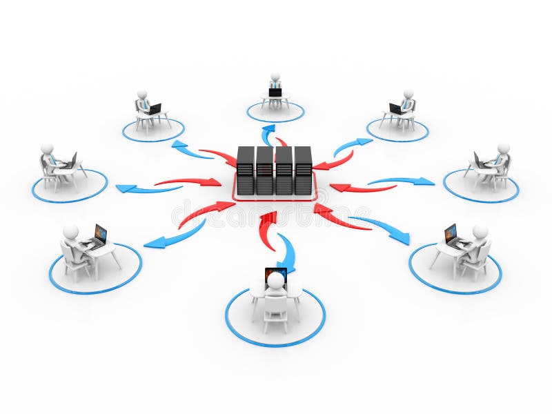 Global Internet Communication Concept,Computer Connected To Server. 3d ... Global Internet Communication Concept,Computer Connected To Server. 3d ...