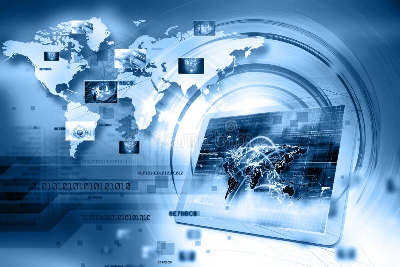 Global internet connection stock illustration. Illustration of ...