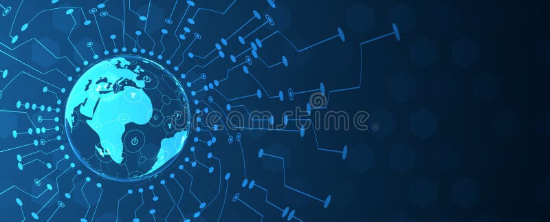 Global Internet Connection. Business Communication Concept for Science ...