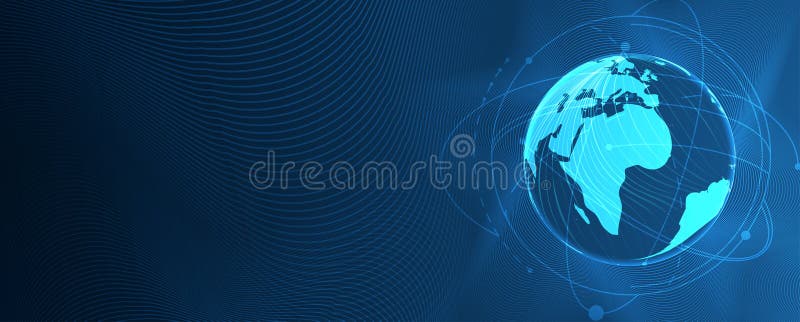 Global Internet Connection. Business Communication Concept for Science ...