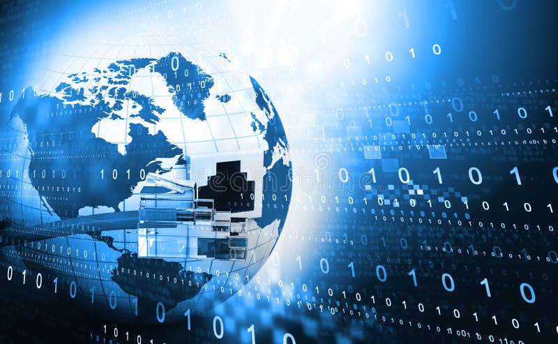 Global internet connection stock illustration. Illustration of complex ...