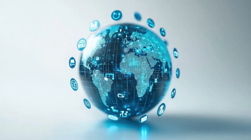 Global Internet Connectivity with Search Engines Orbiting Concept ...