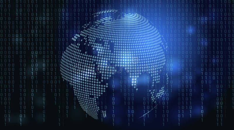 Global internet technology stock vector. Illustration of internet ...