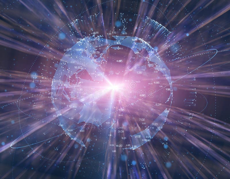 Future Digital Technology, Technology Earth, Global Digital Information ...