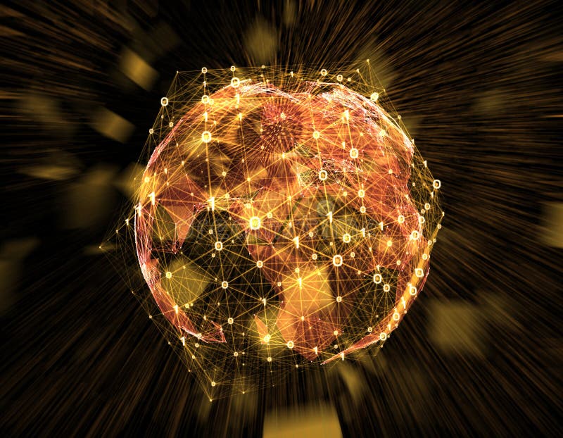 Future Digital Technology, Technology Earth, Global Digital Information ...