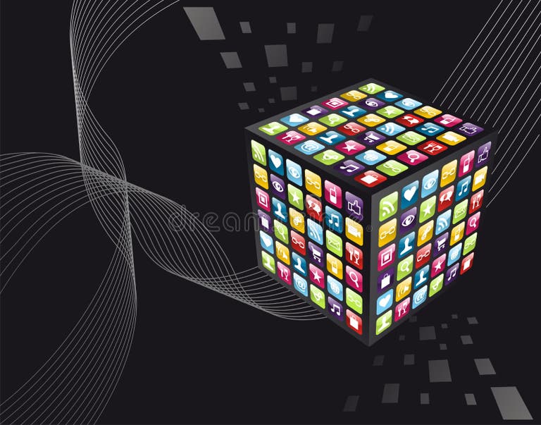 Cube Phone Stock Illustrations – 5,238 Cube Phone Stock Illustrations ...