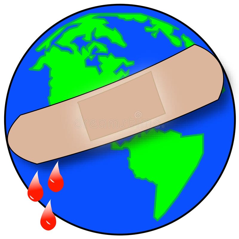 Global issues stock vector. Illustration of bandage, cure - 4341304