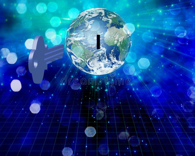 Global Key stock illustration. Illustration of achievement - 792913