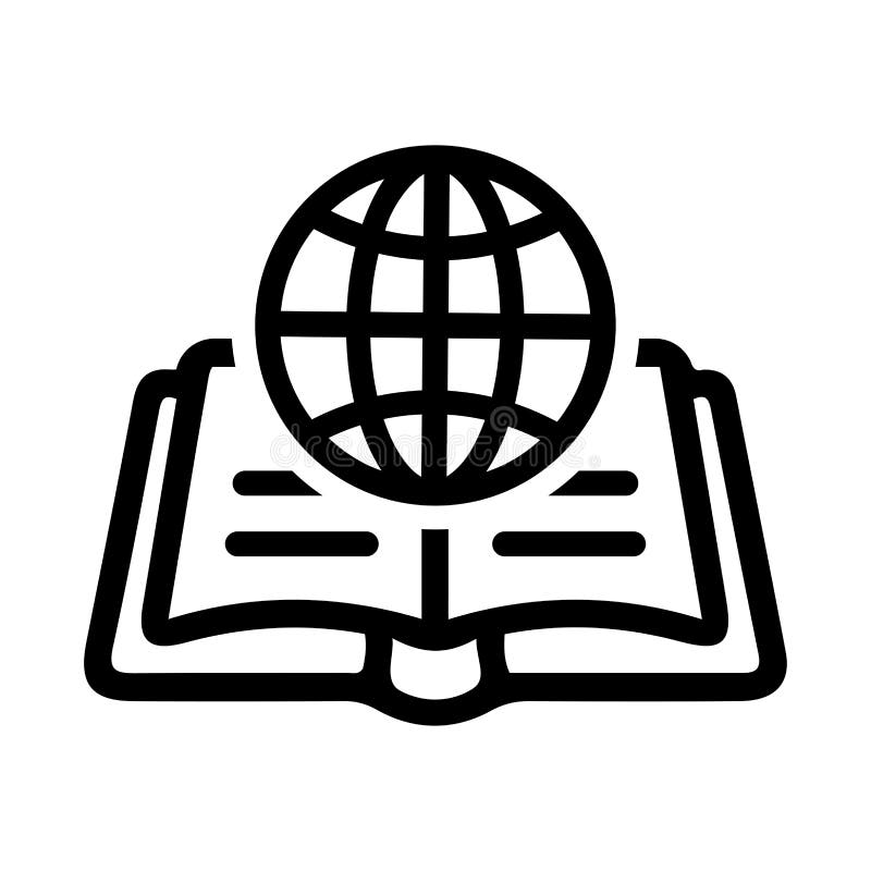 Global, Knowledge Icon. Simple Editable Vector Illustration Stock ...