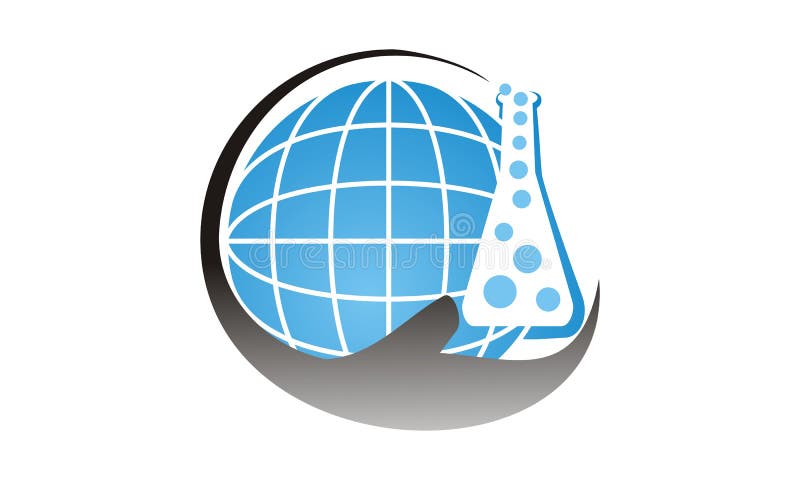 Global Laboratory Research stock vector. Illustration of earth - 105746787