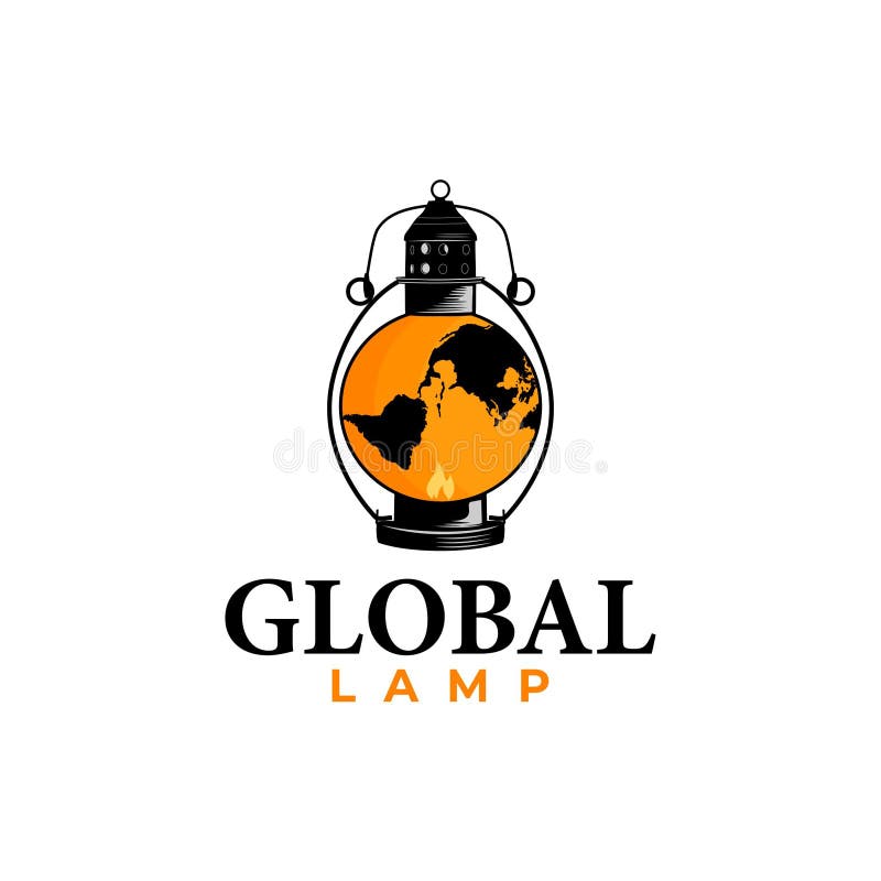 Global Lamp Logo Perfect for Logos or Screen Printing and Stickers ...