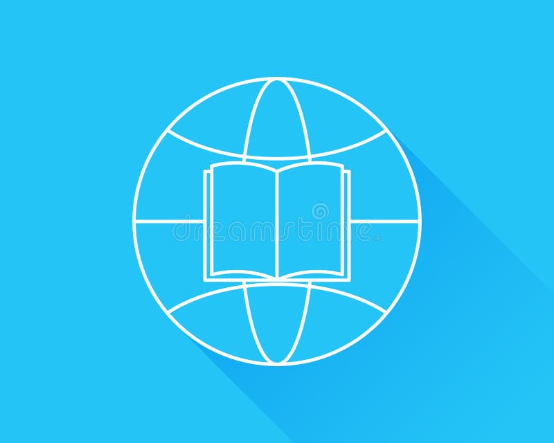 Global Learning Outline Vector Icon. Thin Line Black Global Learning ...