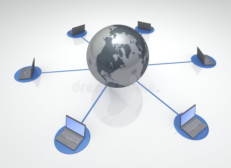 Global Unity through Diversity Stock Illustration - Illustration of ...