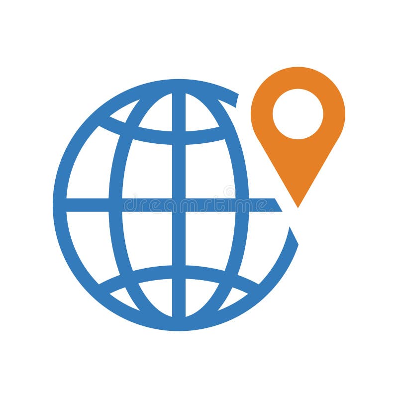 Global, Location, Gps, Pin Icon. Simple Editable Vector Graphics Stock ...